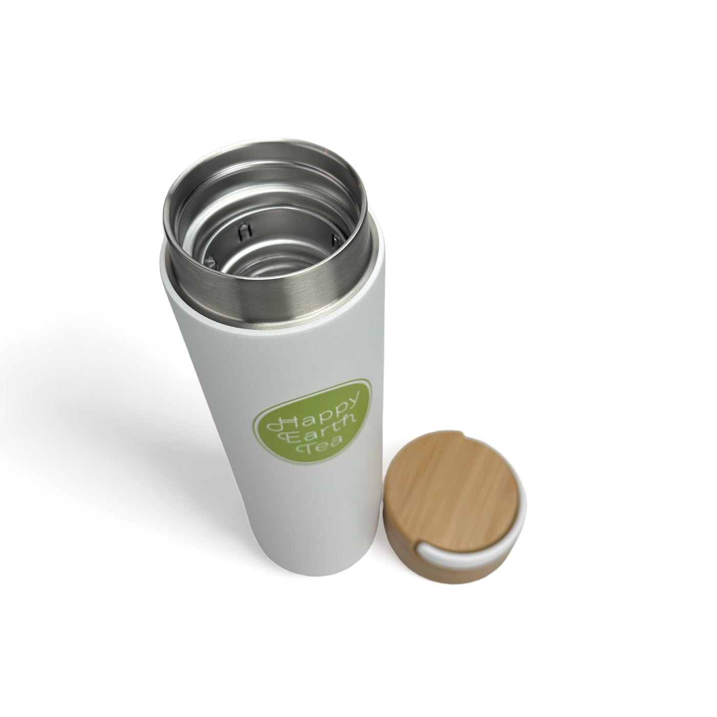 Travel Vacuum Flask for Tea - Triple Insulated - 20 oz — Happy Earth Tea