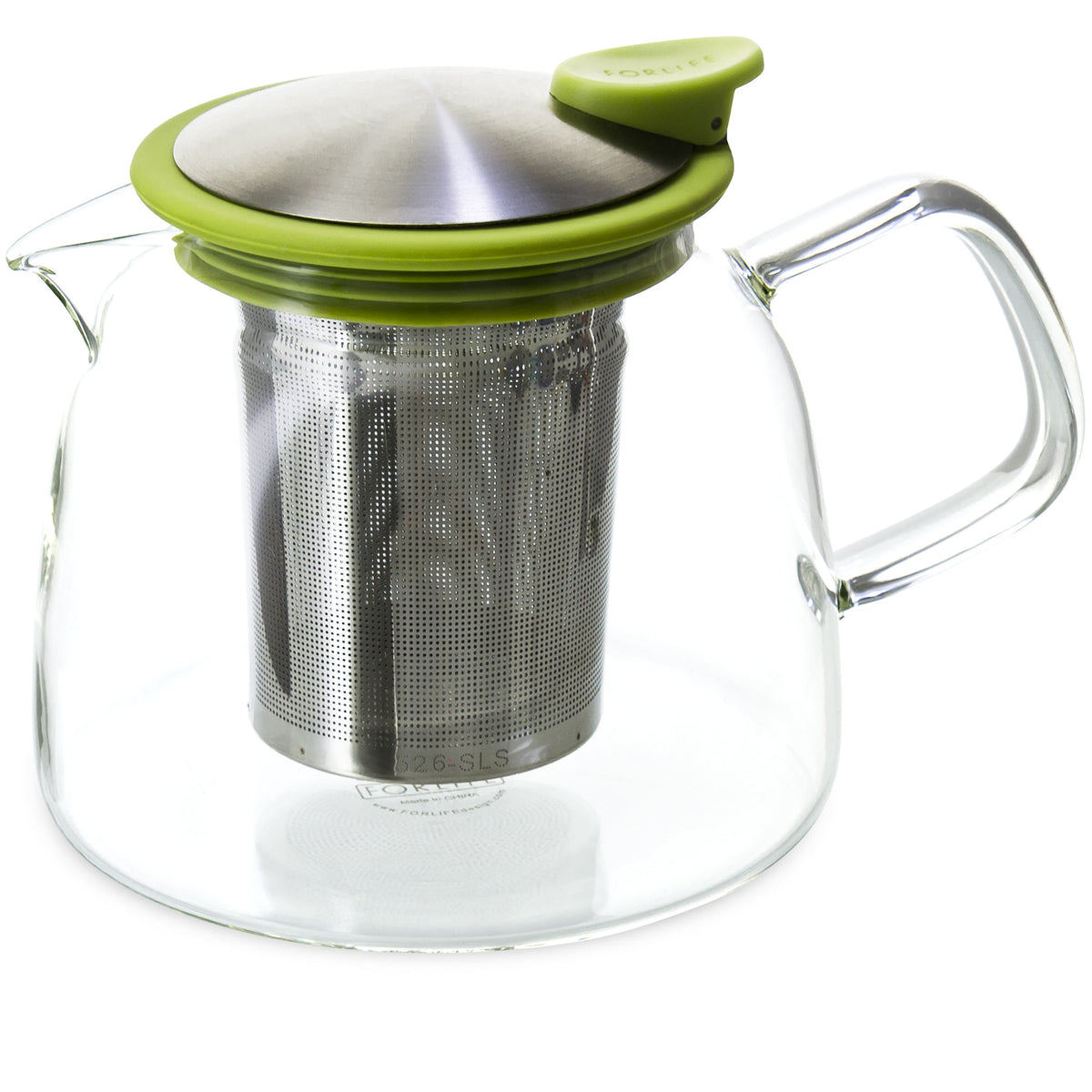 Bell Glass Teapot with Infuser, FORLIFE — Happy Earth Tea